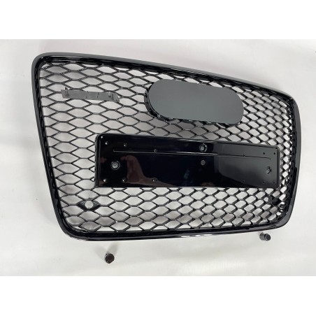 Calandra parrilla delantera para Audi Q7 4L RSQ7 look 2006-2015 negro
