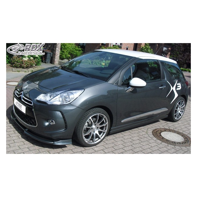 RDX Spoiler frontal Vario-X para Citroen DS3 (2010-2016) Divisor de lip delantero | Modifycar